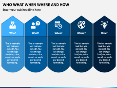 Who What When Where and How PowerPoint and Google Slides Template - PPT ...