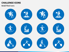 Challenge Icons for PowerPoint and Google Slides - PPT Slides