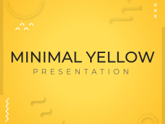 Minimal Yellow Presentation for PowerPoint and Google Slides - PPT Slides