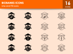 Biobanks Icons for PowerPoint and Google Slides