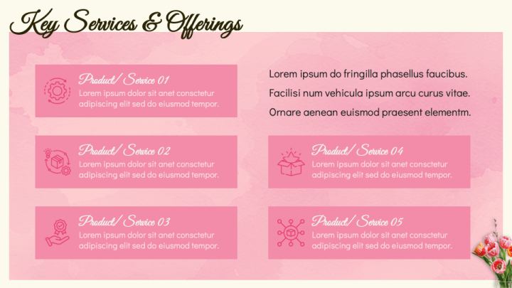 Tulip Theme for PowerPoint and Google Slides Template - PPT Slides