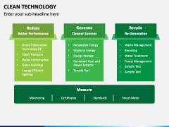 Clean Technology PowerPoint and Google Slides Template - PPT Slides