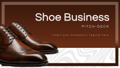 Shoe Business Pitch Deck PowerPoint and Google Slides Template - PPT Slides