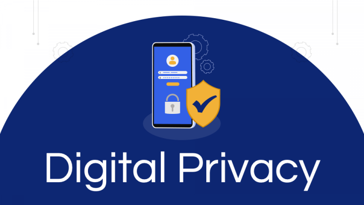 Digital Privacy PowerPoint and Google Slides Template - PPT Slides