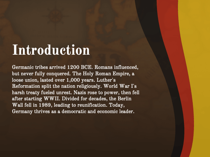 Free - German History Presentation for PowerPoint and Google Slides