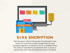 Disk Encryption PowerPoint and Google Slides Template - PPT Slides