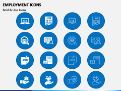 Employment Icons for PowerPoint and Google Slides - PPT Slides