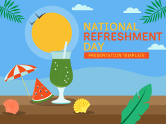 Free - National Refreshment Day PowerPoint Template and Google Slides Theme