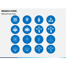 Connectivity Icons PowerPoint Template - PPT Slides | SketchBubble