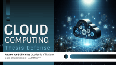 Cloud Computing Thesis Defense PowerPoint and Google Slides Template