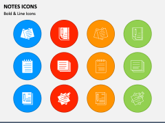 Notes Icons for PowerPoint and Google Slides - PPT Slides