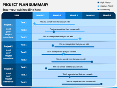 Project Plan Summary PowerPoint and Google Slides Template - PPT Slides