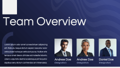 Simple Business Overview PowerPoint and Google Slides Template - PPT Slides