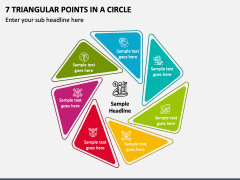 7 Triangular Points in a Circle PowerPoint Presentation Slides - PPT ...