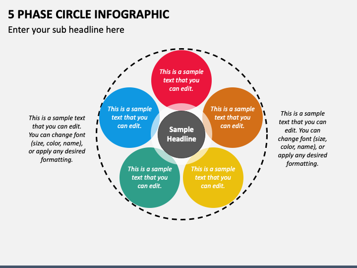 41create 5 Step Circular Infographicpowerpoint Infographicsgraphic