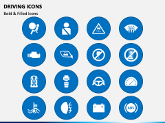 Driving Icons for PowerPoint and Google Slides - PPT Slides