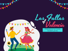 Free - Las Fallas of Valencia Presentation for PowerPoint and Google Slides