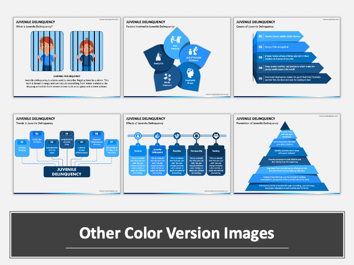 Juvenile Delinquency PowerPoint and Google Slides Template - PPT Slides