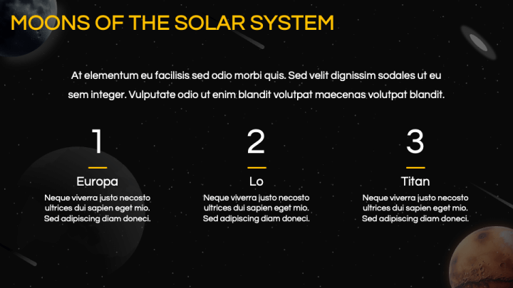 Free - Solar System Theme for PowerPoint and Google Slides - PPT Slides