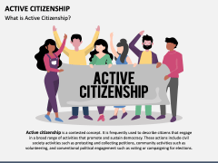 Active Citizenship PowerPoint and Google Slides Template - PPT Slides