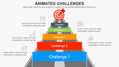 Animated Challenges PowerPoint and Google Slides Template - PPT Slides
