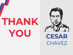 Free - Cesar Chavez Day Presentation for PowerPoint and Google Slides
