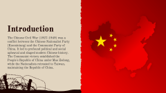 Free - Chinese Civil War PowerPoint and Google Slides Template - PPT Slides
