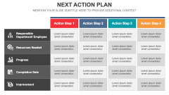 Next Action Plan PowerPoint and Google Slides Template - PPT Slides
