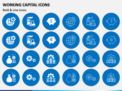 Working Capital Icons for PowerPoint and Google Slides - PPT Slides