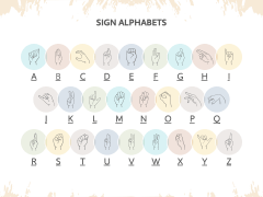 Free - Sign Language PowerPoint Template and Google Slides Theme