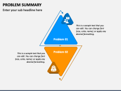 Problem Summary PowerPoint and Google Slides Template - PPT Slides