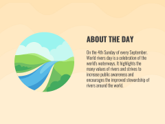 Free - World Rivers Day PowerPoint Template and Google Slides Theme