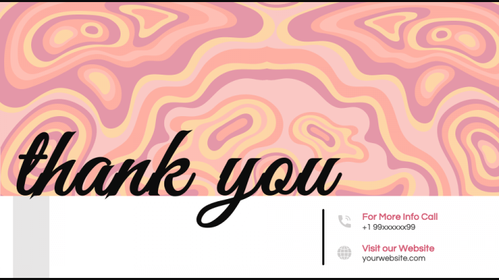 Thank You Background Template for PowerPoint and Google Slides - PPT Slides