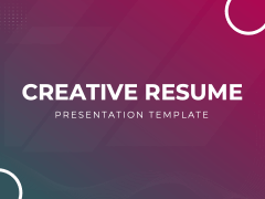 Free - Creative Resume PowerPoint Template and Google Slides Theme