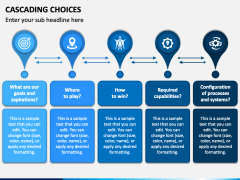 Cascading Choices PowerPoint and Google Slides Template - PPT Slides