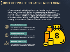 Finance Operating Model PowerPoint and Google Slides Template - PPT Slides