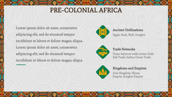 Free - History of Africa PowerPoint and Google Slides Template - PPT Slides
