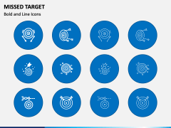 Missed Target Icons for PowerPoint and Google Slides - PPT Slides