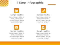 Minimal Orange Presentation PowerPoint and Google Slides Template - PPT Slides
