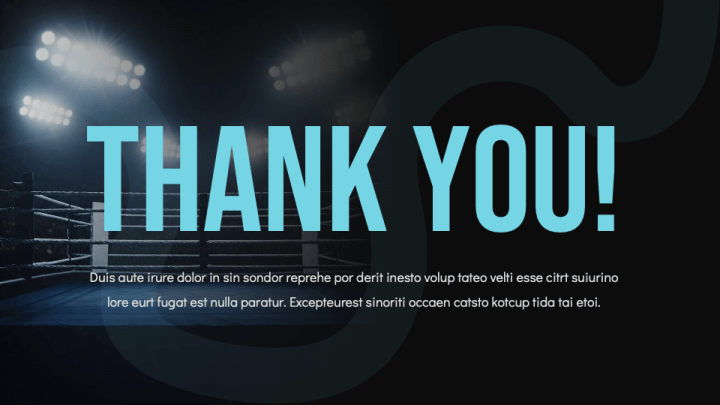 Free - Boxing Theme for PowerPoint and Google Slides - PPT Slides