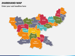 Jharkhand Map for PowerPoint and Google Slides - PPT Slides