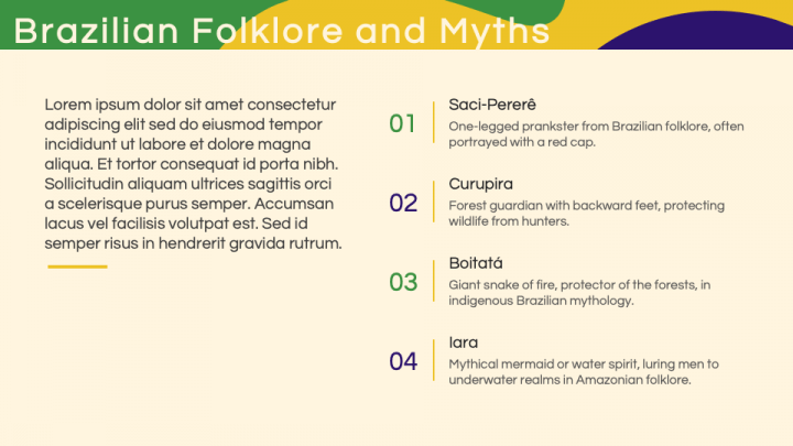 Free - Culture of Brazil PowerPoint and Google Slides Template - PPT Slides