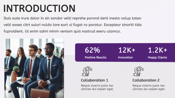 Business Consultant Profile PowerPoint and Google Slides Template - PPT ...