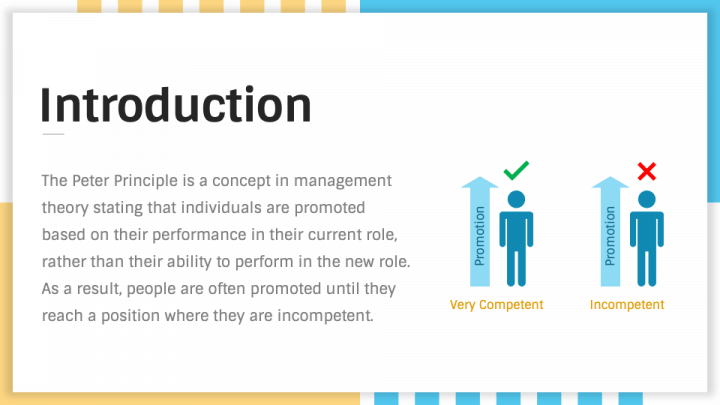 Peter Principle PowerPoint and Google Slides Template - PPT Slides
