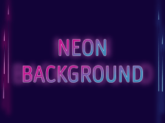 Free - Neon Background Presentation for PowerPoint and Google Slides