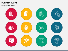 Penalty Icons for PowerPoint and Google Slides - PPT Slides