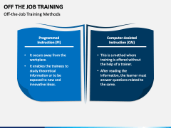 Off the Job Training PowerPoint and Google Slides Template - PPT Slides