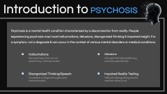 Psychosis PowerPoint and Google Slides Template - PPT Slides