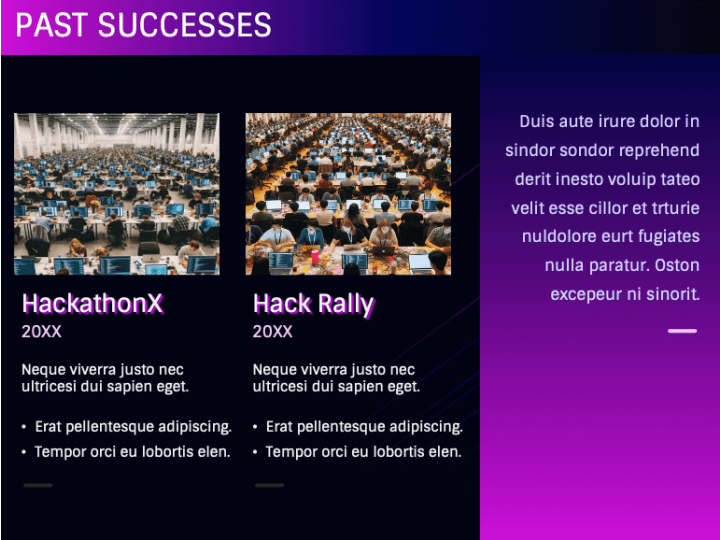 Hackathon Pitch Deck for PowerPoint and Google Slides - PPT Slides