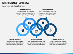 Interconnected Rings PowerPoint and Google Slides Template - PPT Slides